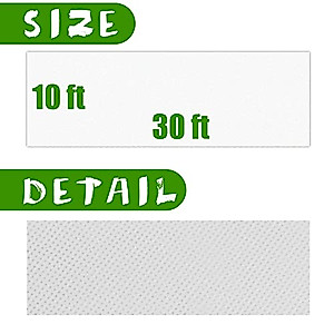 Plant Covers Freeze Protection,10x30ft 1.02oz Frost Cloth Blanket Floating Row Cover Garden Fabric for Winter Vegetables Outdoor Plants and Sun Cold Weather Pest Protection