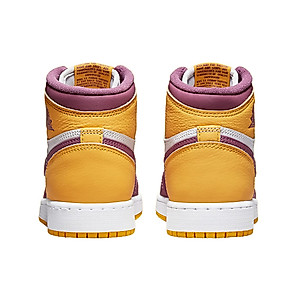 Nike Big Kids Jordan 1 High Retro OG 'Brotherhood' Basketball Shoes