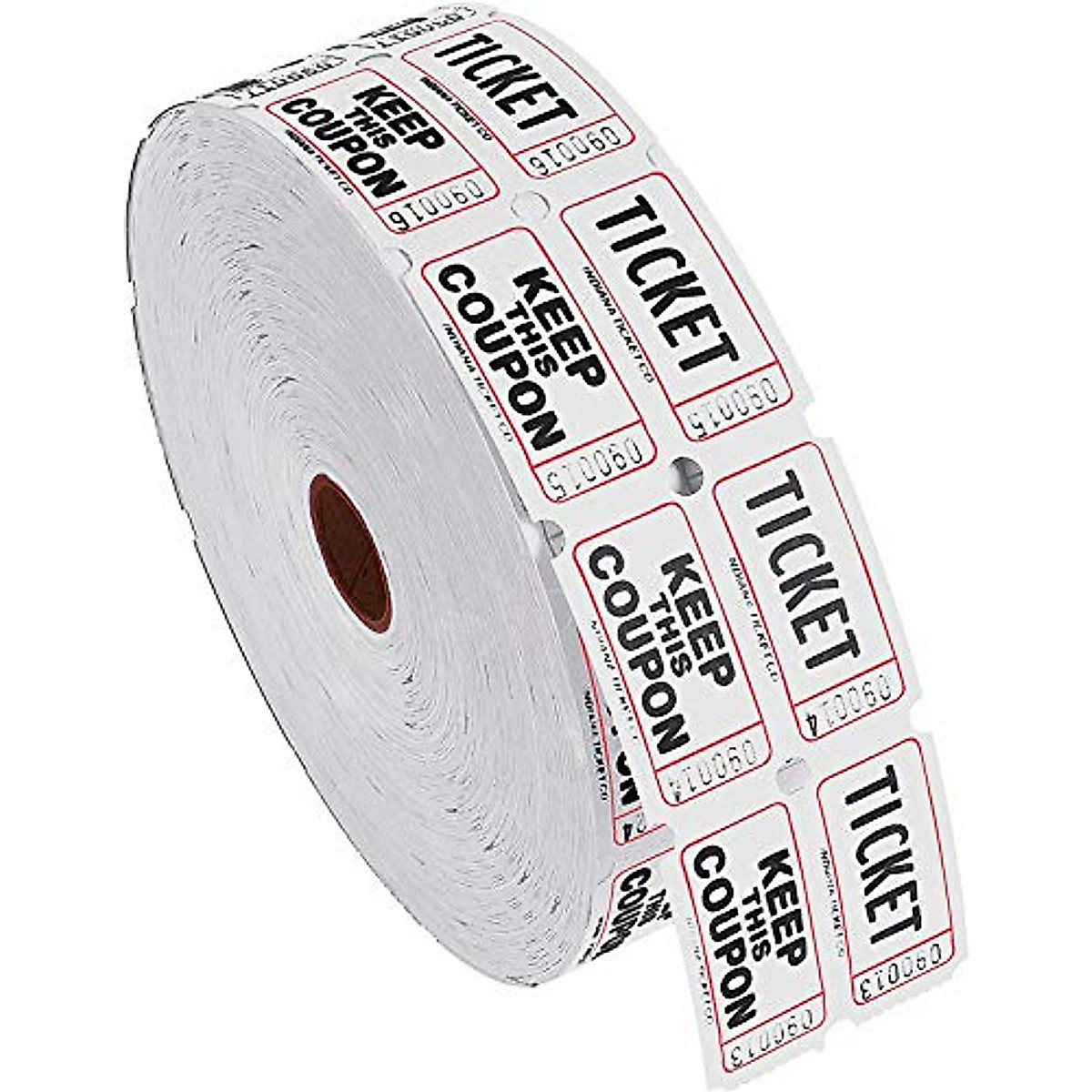 Double Roll Raffle Event Tickets - Full Set of 8 Colors (8 Rolls of 2000 Tickets Each)