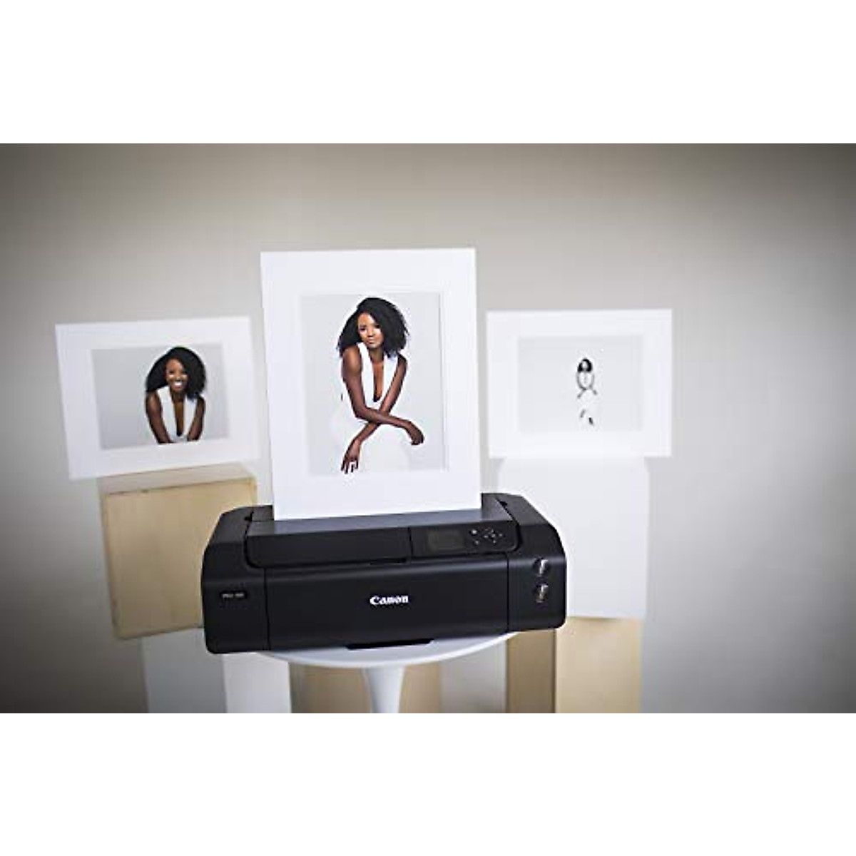 Canon imagePROGRAF PRO-300 Wireless Color Wide-Format Printer, Prints up to 13"X 19", 3.0" LCD Screen with Profession Print & Layout Software and Mobile Device Printing, Black, One Size