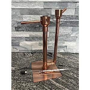 CoProof Copper Proofing Parrot for Distilling, Brewing Beer, Moonshine, Tequila with Hydrometer, Two Way Distillng