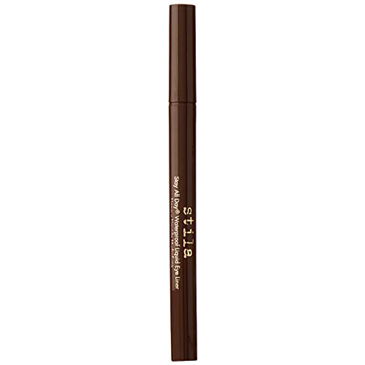 Stila Stay All Day Waterproof Liquid Eye Liner, Dark Brown, 1 Count (Pack of 1)