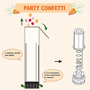 8 PCS 7.6 Inch Confetti for Wedding Birthday Graduation Baby Shower Anniversary Christmas New Year's Party Supplies Decorations and Favors (7.6 Inch Gold)