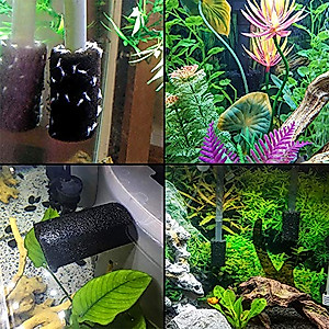 IAFVKAI 6 PCS Pre-Filter Sponge Aquarium Foam Sponge Roll Intake Filter Cover for Fish Tank Large