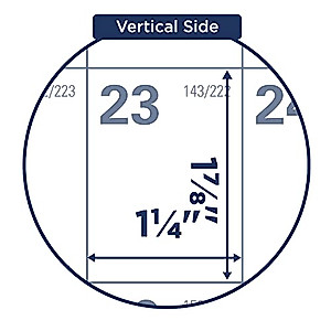 AT-A-GLANCE 2023 Erasable Calendar, Dry Erase Wall Planner, 48" x 32", Jumbo, Vertical/Horizontal, Reversible (PM32628)
