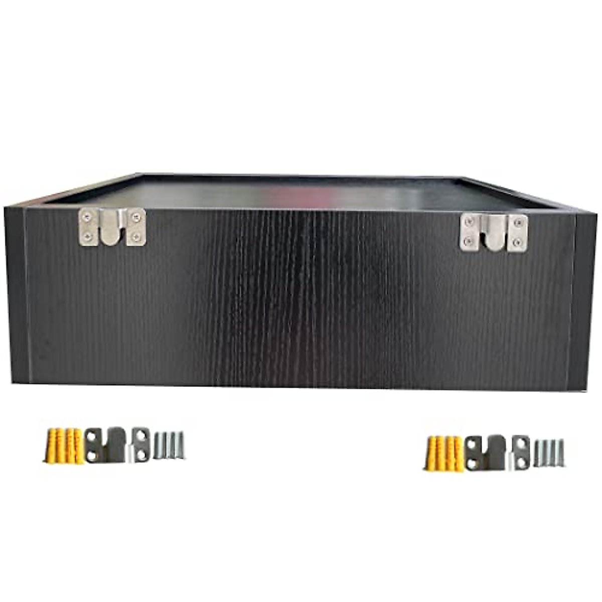 Modern Floating Bedside Table, Bedside Shelf,Night Stands Side Table with Drawer, 19" X 13" X 5.9", Black…