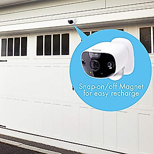 Panasonic HomeHawk Outdoor Wireless Smart Home Security Camera, Wide Angle View, Color Night Vision, 2-Way Talk, Works with Alexa & Google Assistant, 2 Camera Kit (KX-HN7002W)