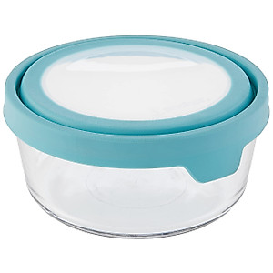 Anchor Hocking TrueSeal 10-piece Glass Food Storage Containers with Airtight Lids, Mineral Blue
