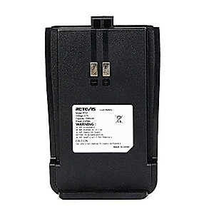 Retevis RT21 RT21V Two-Way Radios Battery 1100mAh Li-ion Rechargeable Battery Compatible RT21 RT21V Walkie Talkies (5 Pack)