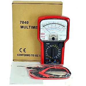 Tekpower TP7040 20-Range AC/DC Analog Multimeter General Purpose with High Accuracy and Well Built Details, Strong Needle