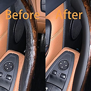 WEILEITE Front Interior Inner Inside Door Pull Handle Grab Cover Fit for BMW 320,328,330,335,M3 F30/F31/F34/F80 2012-2018 and 418,420,428,430,435,M4 F32/F33/F36/F82/F83 2014-2017 Replace 51417279311