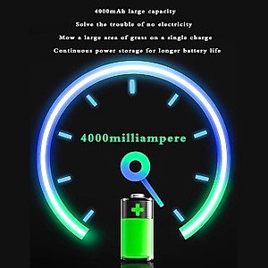 Weed Wacker Electric Weed Eater Battery Weed Wacker Operated Lawn Trimmer with 2 x 24V 2Ah Battery Powered & Charger, Lightweight No String Trimmer/Grass Trimmer/Edger/Brush Cutter for Garden Yard