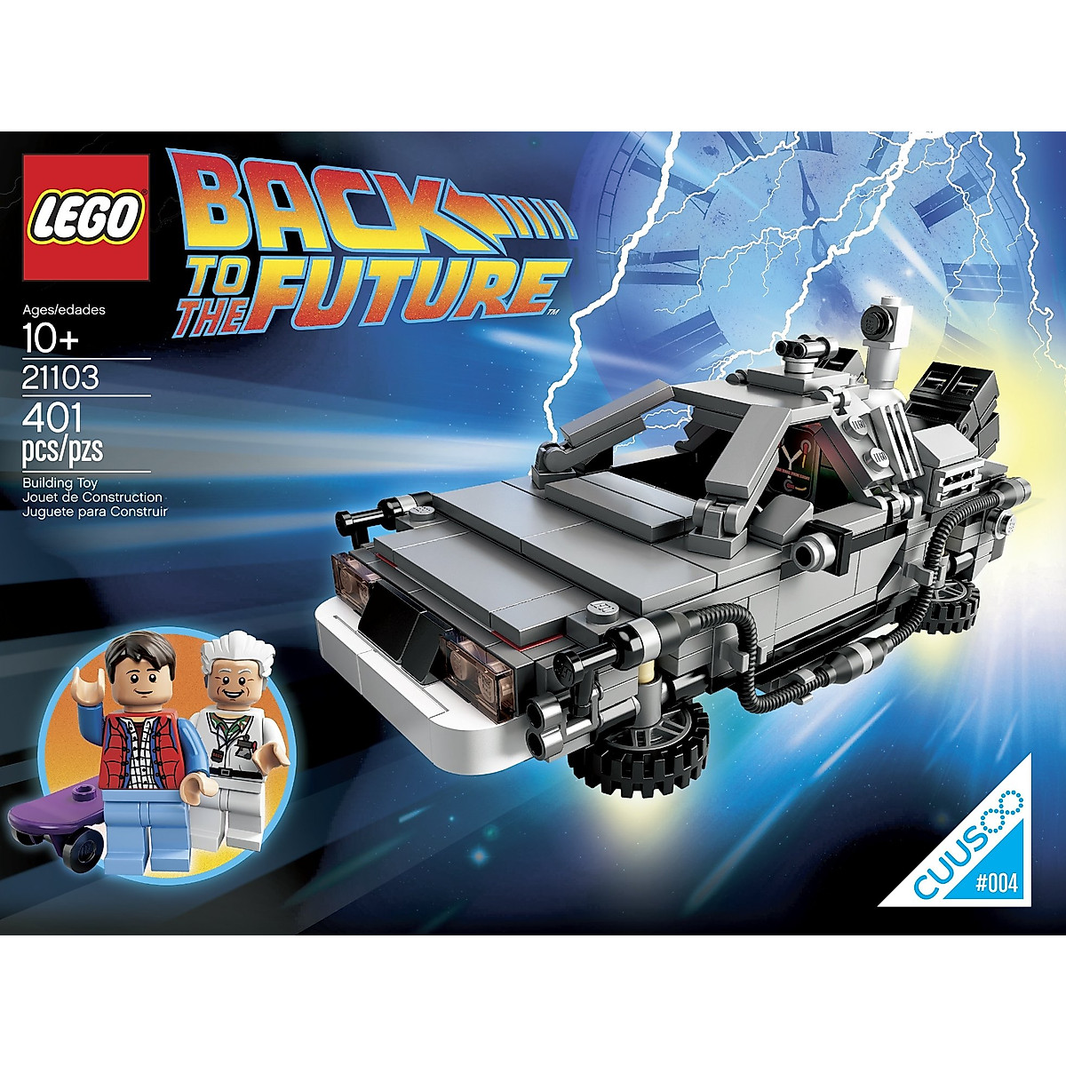 LEGO 21103 The Delorean Time Machine Building Set