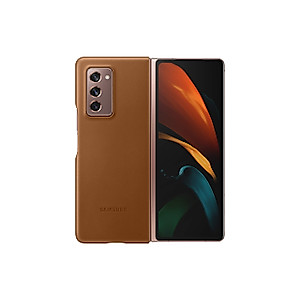 Samsung Galaxy Z Fold 2 5G Leather Case , Brown (US Version)