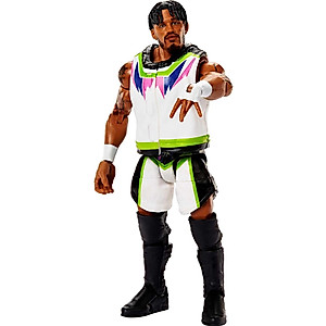 Mattel WWE Wes Lee Elite Collection Action Figure, 6-inch Posable Collectible Gift for WWE Fans Ages 8 Years Old & Up