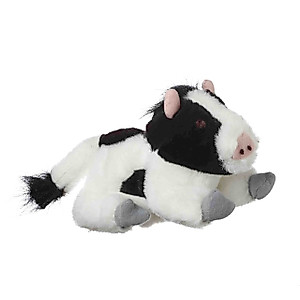 Multipet Look Who's Talking Cow Dog Toy, 7'' x 4'' Dog Toy (27006)