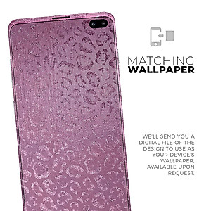 DesignSkinz Glamorous Pink Cheetah Print Protective Vinyl Decal Wrap Skin Cover Compatible with The Samsung Galaxy S20 (Screen Trim & Back Glass Skin)
