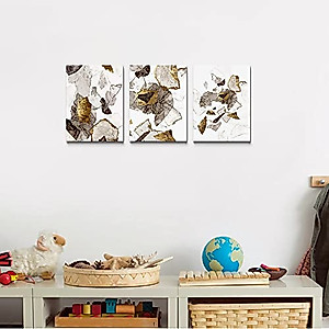 Canvas Wall Art For Living Room Family Wall Decor For Bedroom Fashion Kitchen Wall Pictures Artwork Office Canvas Prints Abstract Paintings Modern Bathroom Home Decorations 12" X 16" 3 Piece Set