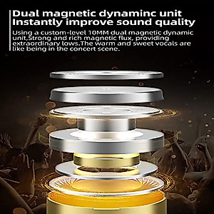 KZ EDS High Resolution Noise-canceling Headphones Professional Configuration Earphone in-Ear Monitoring Earbuds Portable earpieces Sports and Exercise Headset (Transparent Color Without mic)