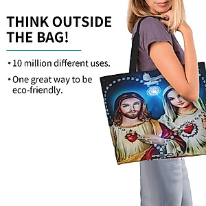 Our Lady of Guadalupe Virgin Mary tote bag shopping bag shoulder bag shoulder bag shopping, work, groceries, gym