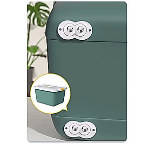 4 PCS White Mini Self Adhesive Caster Wheels,360°Rotation Self Adhesive Caster Wheels, Stainless Steel Rollers Universal Wheel for Trash Can, Furniture（ with 1 Stainless Steel Rolling Balls）