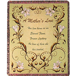 Manual Mothers Day Collection 50 x 60-Inch Tapestry Throw, A Mother's Love Poem
