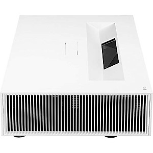 LG HU85LA HDR XPR 4K UHD Ultra-Short Throw Laser DLP Home Theater Projector, White Bundle with 2X RF400 Wireless Home Theater Headphones (Black) and 2X Deco Gear 6FT Universal 4K HDMI 2.0 Cable
