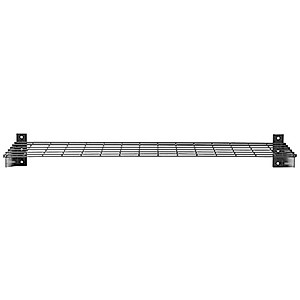 Hyloft 45-Inch X 15-Inch Steel Wall Shelf Storage Rack for Garage, Low-Profile Brackets, Max Shelf Load 200 Pounds, Hammertone, 2-Pack
