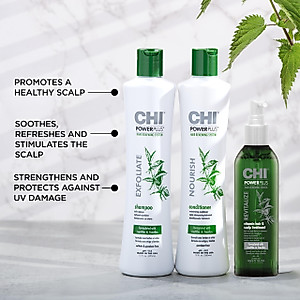 CHI Powerplus Starter Kit with Shampoo, Conditioner and Scalp Treatment