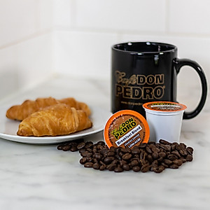 Cafe Don Pedro Variety Pack Arabica Low Acid Coffee Pods - Compatible with Keurig K-cup Coffee Maker, 6 different flavors, 100% Arabica, Battles Heartburn, Acidic Reflux, 72 count