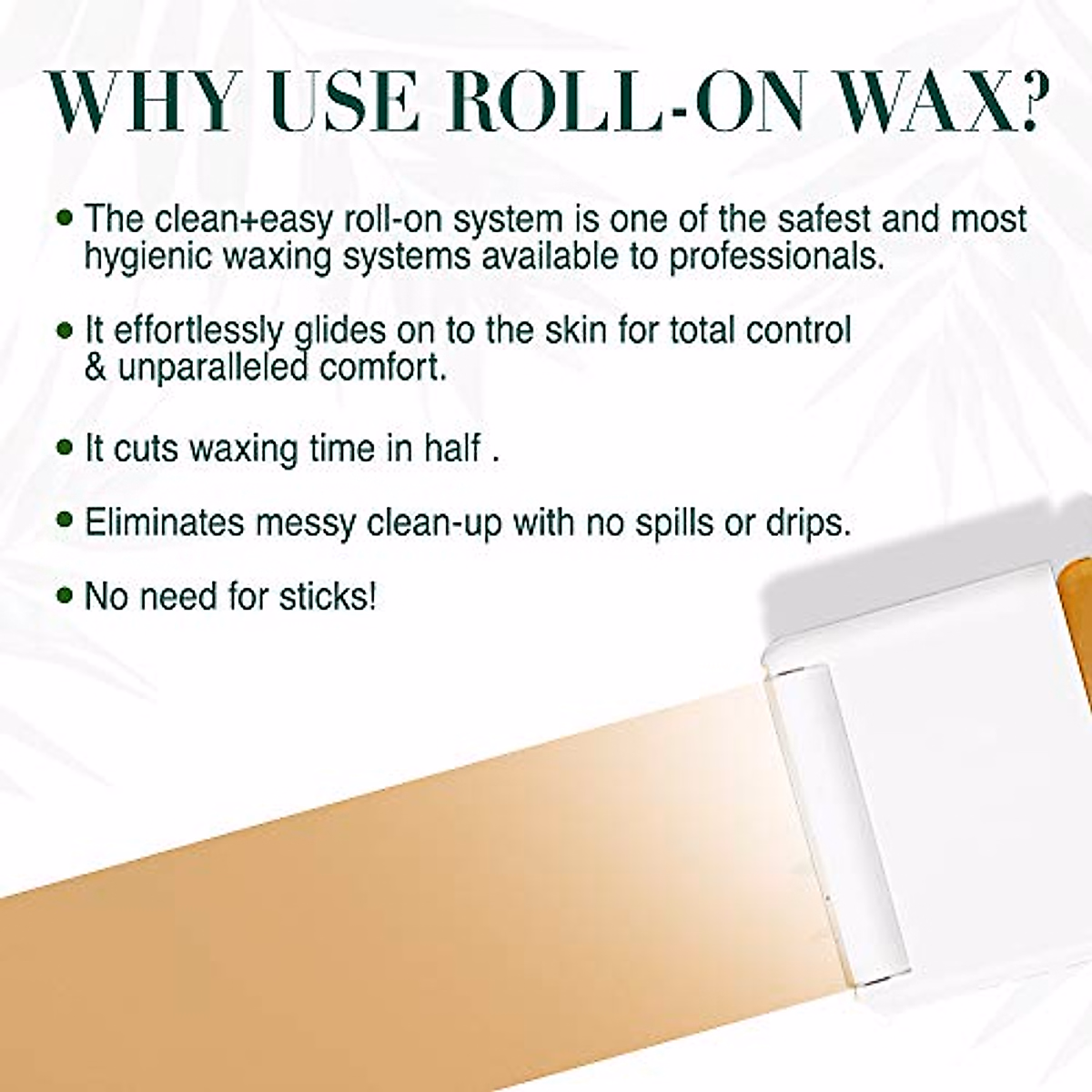 Clean + Easy Professional Waxing Spa System, Large Roll-on Wax Warmer, Unit Only (120V)