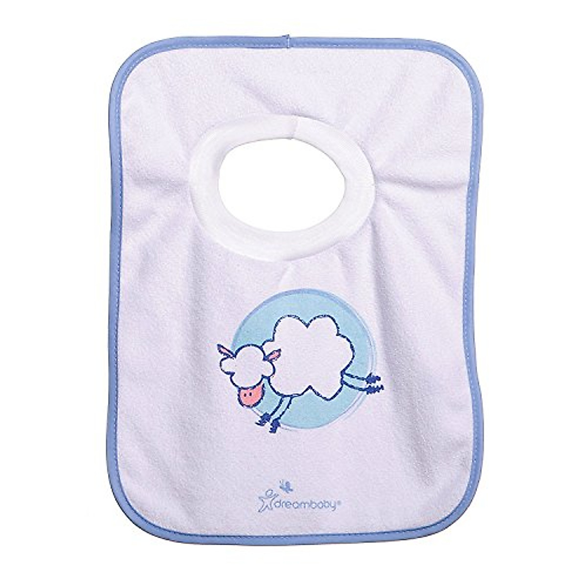 Dreambaby Terry Cloth Pullover Baby Bibs - Super Absorbent for Feeding and Drooling Toddlers - Farm Animals , 4 Count