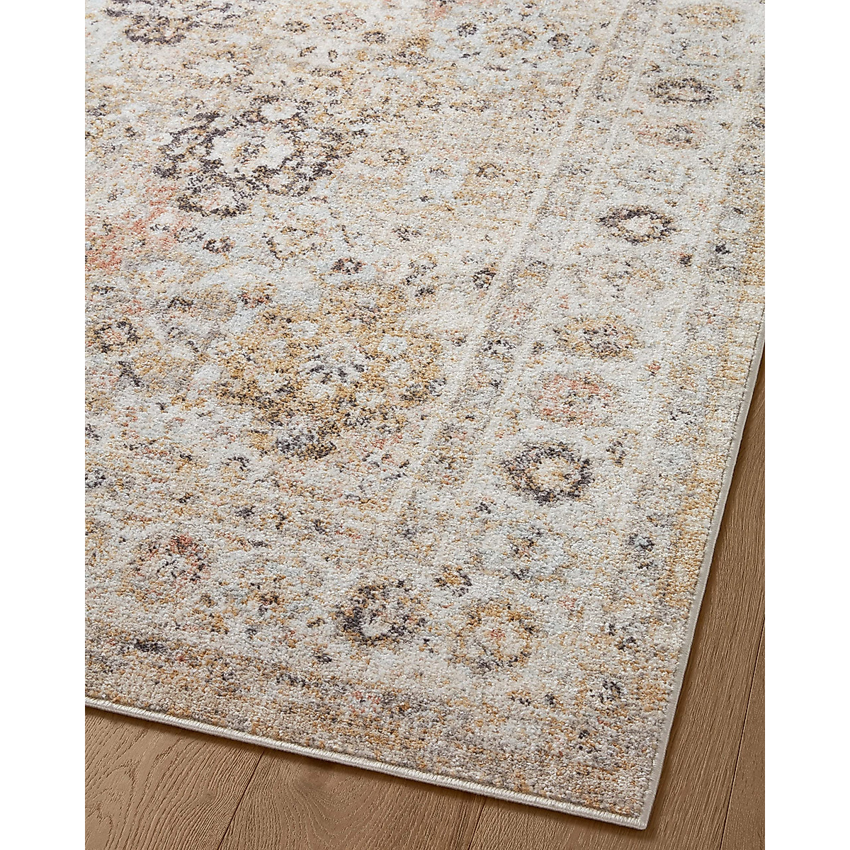 Loloi II Monroe Collection MON-02 Beige/Multi 6'-7" x 9'-3" Area Rug
