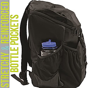 Athletico Basketball Bag - Large Basketball Backpack for Men & Women - Volleyball & Soccer (Black)