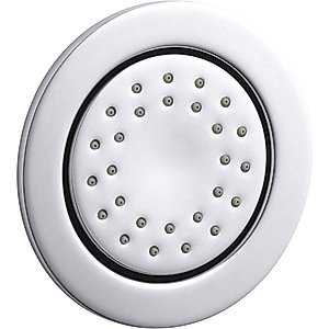 WaterTile(R) round 27-nozzle body spray 2.0 gpm with stimulating spray and Katalyst(R) air-induction technology