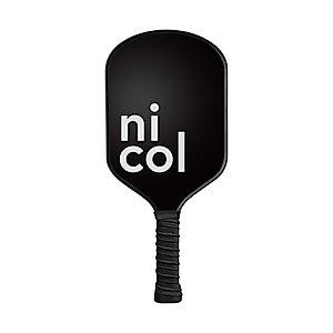 Nicol Pickleball 2024 P-One Elongated Pickleball Paddle - T700P Processed Carbon Fiber Pickleball Paddle for Increased Spin & Control - Aerodynamic Curved Pickleball Racket with Elongated Handle