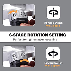 ERGOMASTER Air Impact Wrench Gun 1 Inch High Torque, Pneumatic Impact Wrench Set Heavy Duty w/D Handle & Carrying Case, 1900 ft-lbs, 4200 RPM, for Car, Equipment Repair