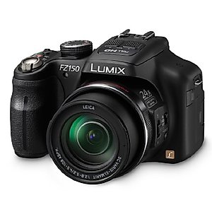 Panasonic DMC-FZ150K 12.1 MP Digital Camera with CMOS Sensor and 24x Optical Zoom (Black) (Discontinued by Manufacturer)