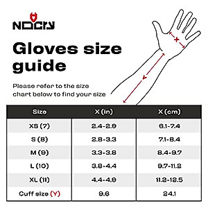 NoCry Leather Gardening Gloves with Improved Long, Adjustable Gauntlet Cuffs; Puncture Resistant with Reinforced Palms and Fingertips; Perfect for Rose Pruning, Size Medium, Grey