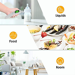 Forehead Thermometer Kids and Adults Thermometer with Fever Alarm Bluetooth Thermometer Application Smartphone for iOS and Android for Kids and Adults Touchless Quick and Accurate Temperature Reader