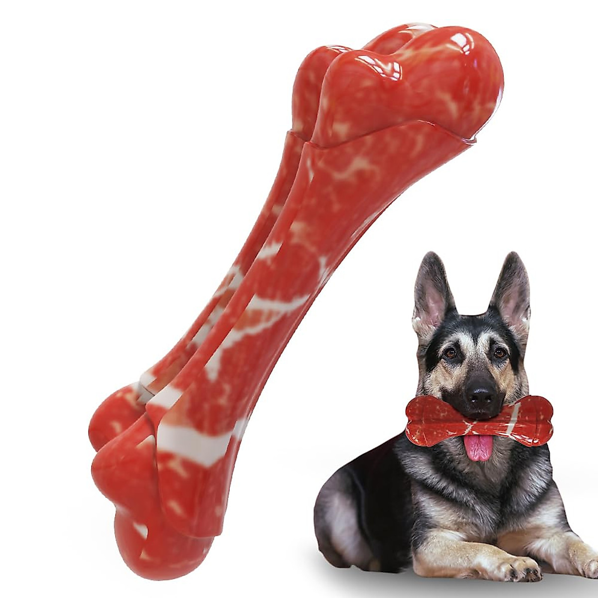 Dog Toys for Aggressive Chewers Large Dogs Indestructible Dog Chew Toys Tough Nylon Dog Bones to Keep Them Busy