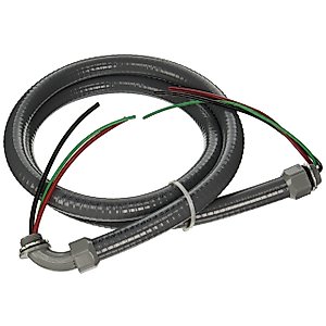 Southwire 55189307 3/4-Inch 6-Feet ULTRA Whip-Pre-Assembled Non-Metallic Liquid Tight Hook-Up Whip