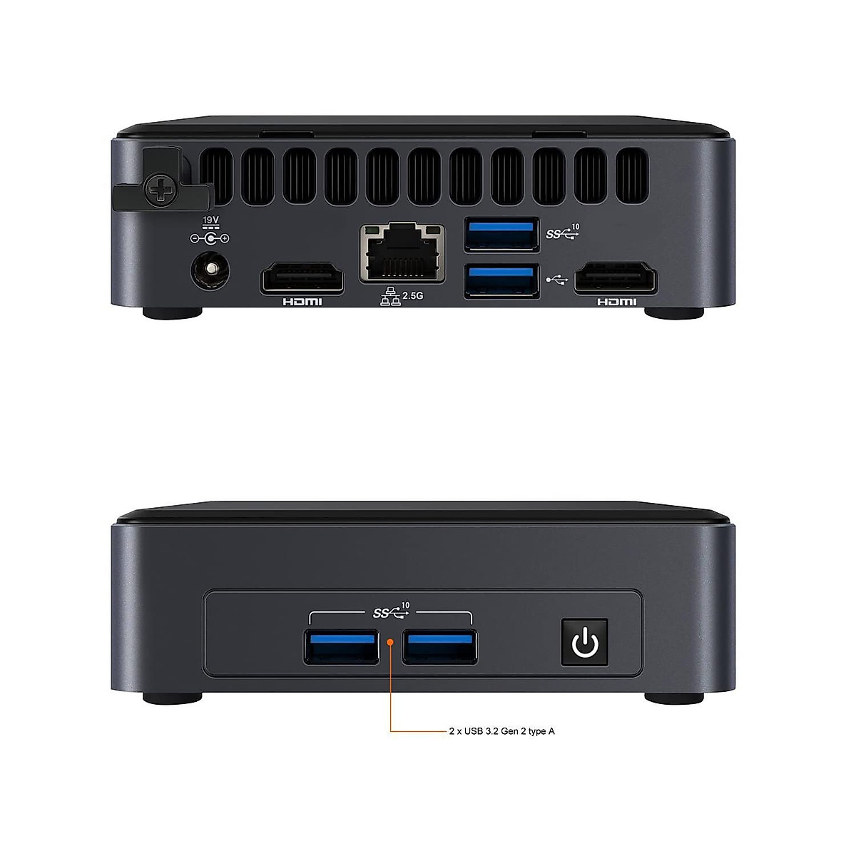 Intel NUC 11 Pro NUC11TNKV50Z Tiger Canyon Home & Business Mini PC Mini Desktop 11th Generation Intel® Core™ i5-1145G7 Processor with Intel vPro® Technology,4 Cores,8 Threads(NO RAM&SSD)