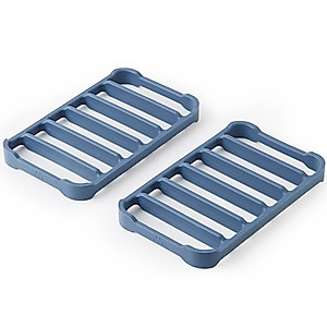 Misen Silicone Roasting Racks - Flexible 2-Piece Design, Maximum Airflow, Nonstick Surface, Easy to Clean, Perfect for Easy Sheet-Pan Dinners, No Scrubbing, High-Grade Silicone, Oven & Dishwasher Safe