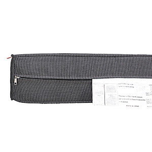 UIXE Outdoor Deep Seat Cushion Set with Sunbrella Slipcovers, Patio Furniture Cushions & Back Pillow, Water-Resistant Outdoor Cushion Cover Backyard Sectional Sofa Cushions for Bistro Chair - Gray