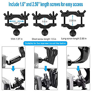 Dash Cam Mirror Mount Kit with 10+ Different Joints Suitable for APEMAN, YI 2.7", Vantrue N2 Pro, AUKEY, Rexing V1, Crosstour, Peztio Etc Dash Cam and Car DVR Camera GPS.