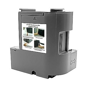 Primer Ink Remanufactured T04D1 Ink Maintenance Box Compatible for ET-2760 ET-3700 ET-3710 ET-4760 ET-3760 ET-4760 ST-M1000 ST-M3000 ST-4000 ST-3000 ET-3750 ET-4750 XP-5100 WF-2860