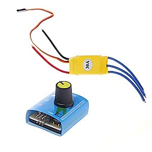 Davitu Motor Controller - 2021 DC12V 30A High-Power Brushless Motor Speed Controller DC 3-phase Regulator PWM