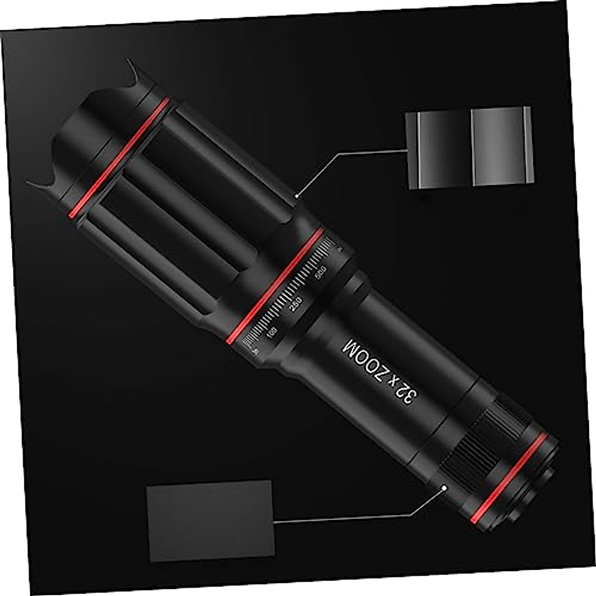 Abaodam Smartphone Phones Smart Phone cortinas inteligentes Phone fisheye Lens mobiles Smartphone Camera Lens Kits Telescope Lens Phone Telephoto Lens Phone External Lens Cell Phone Video