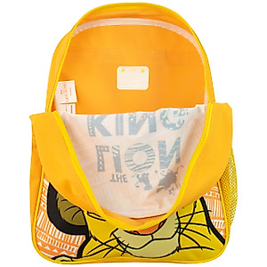 Disney Kids Backpack and Lunchbag Set Lion King Yellow